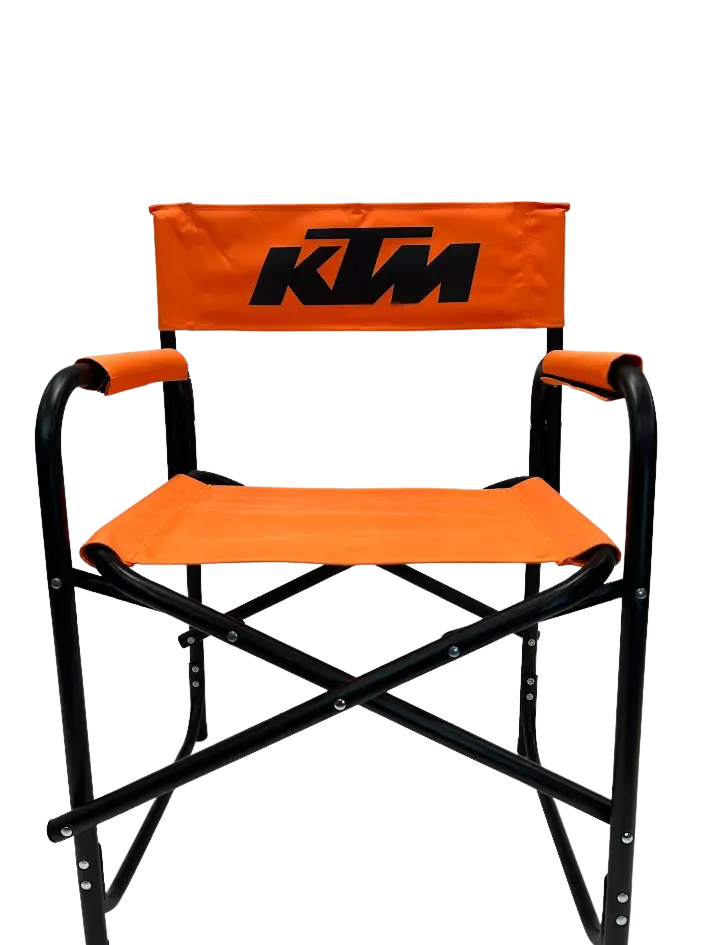 KTM Folding Pit Chair – Orange/Black | Portable Pit & Camp Chair ...